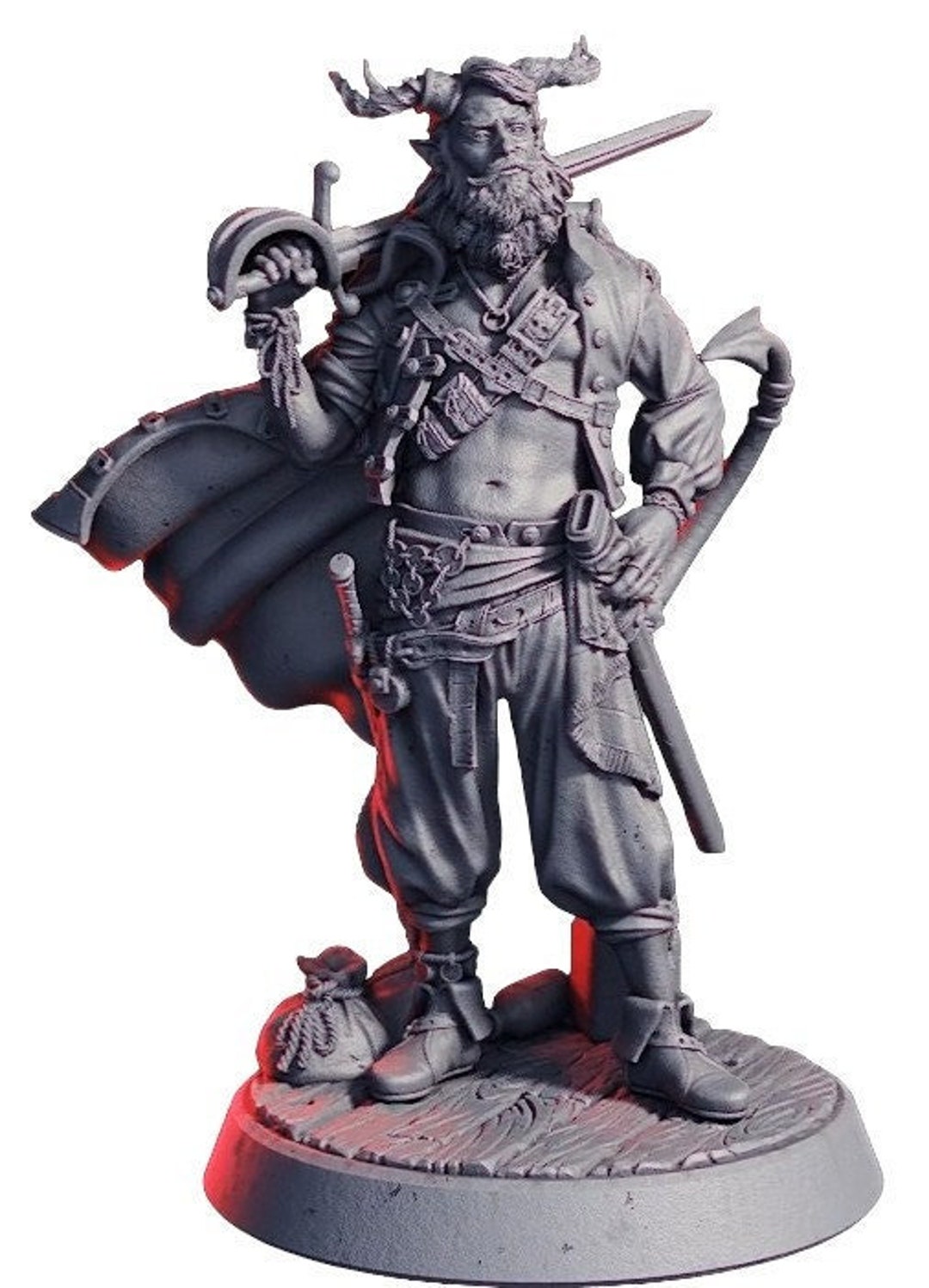 Sweet Tooth Pirate Sculpture, Fantasy Figure, Dungeons and Dragons ...
