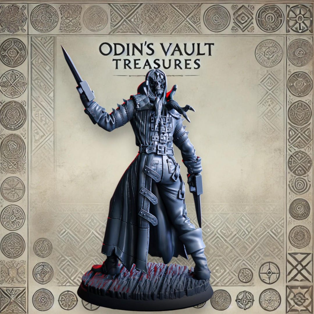 Dnd the Jackal Statue Fantasy Miniature Custom Sizes Dungeons and Dragons 5e Miniature Tabletop ...