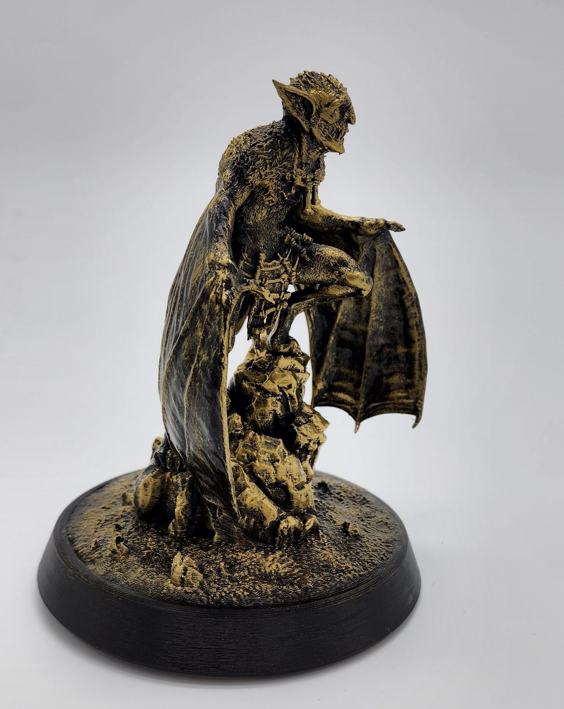 Goblin Bat Sculpture Fantasy Figure Lover Gift Christmas - Etsy