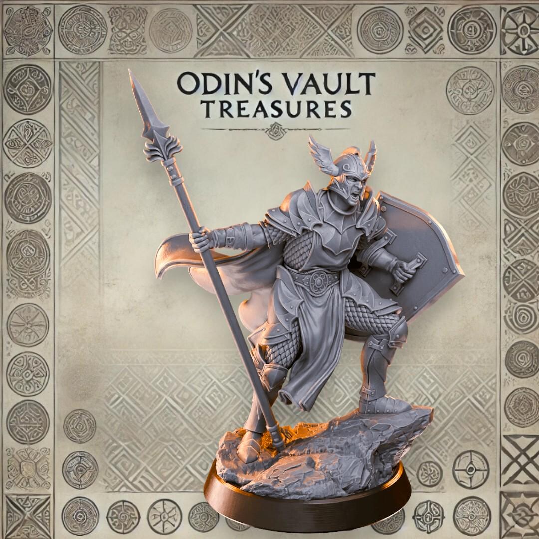 Asgard Guard Miniatures 4K 3D Printed Models 28mm, 32mm, 75mm, Custom ...