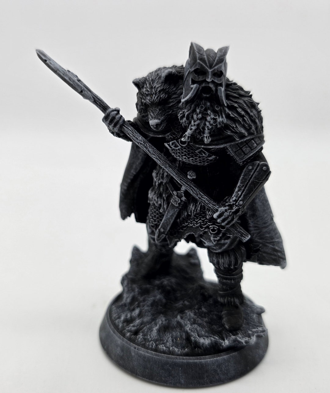 Viking Frost Slayer Sculpture, Fantasy Figure, Dungeons and Dragons ...