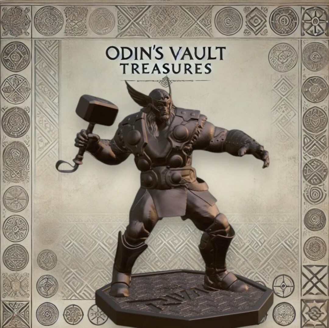 Marvel Rivals Thor Statue 8 | Superhero Marvel | Customizable Sizes ...