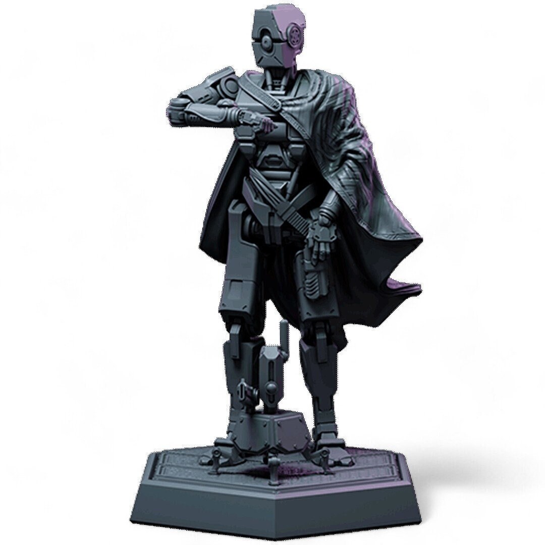 Cyberpunk C3PT Merc Attack Statue, Fantasy Figure,miniature / Fantasy ...