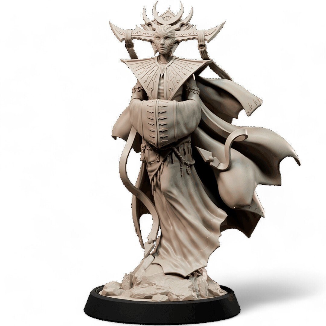 High Priestess Sculpture, Statue, Fantasy Figure, Dungeons and Dragons ...
