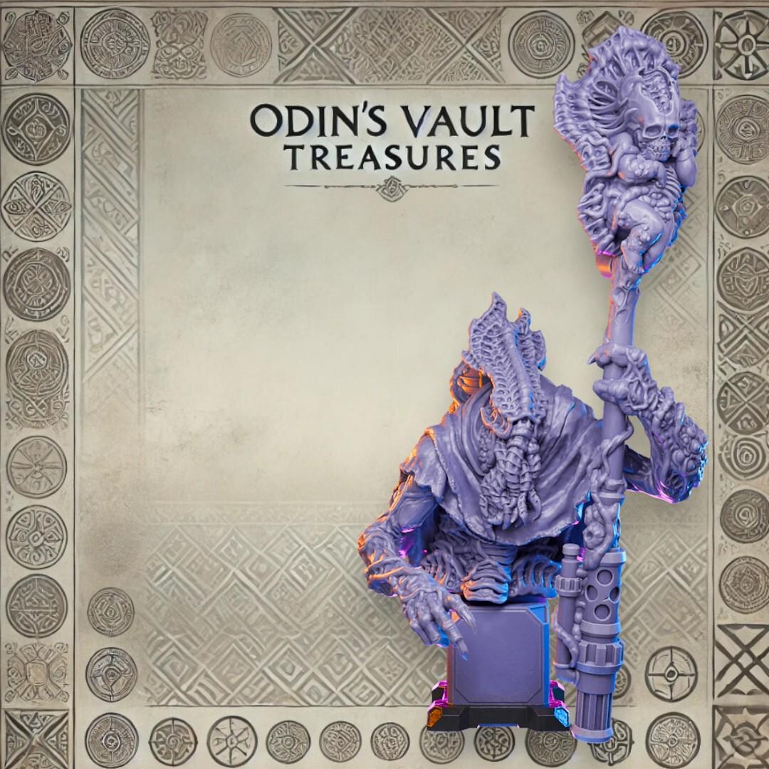 Dnd Cabal Priest Bust Fantasy Miniature Custom Sizes Warhammer ...