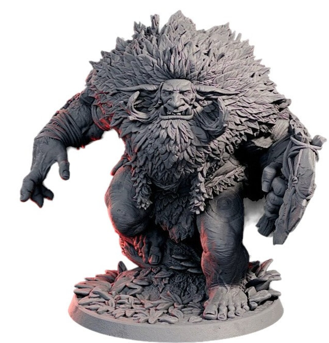 Enchanted Forest Troll Sculpture, Statue, Fantasy Figure, Dungeons and ...