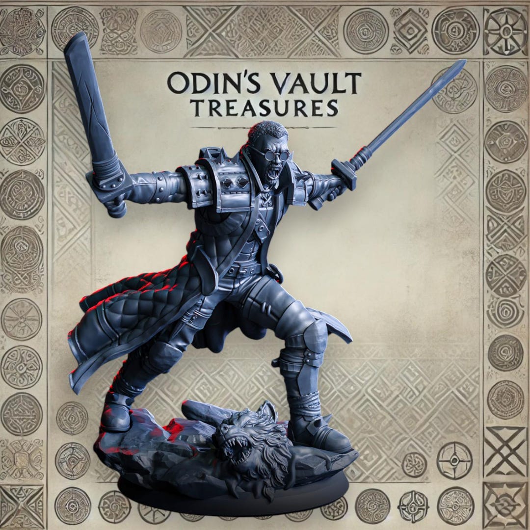 Dnd Blade Fantasy Miniature Custom Sizes Dungeons and Dragons 5e ...