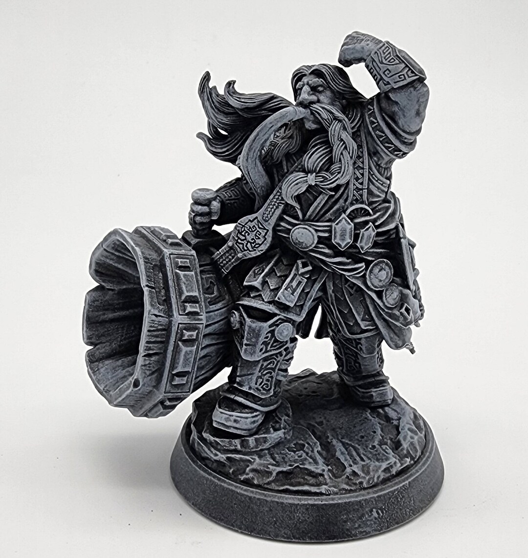 Dwarf Horn Blaster Sculpture Fantasy Figure Lover Gift - Etsy UK