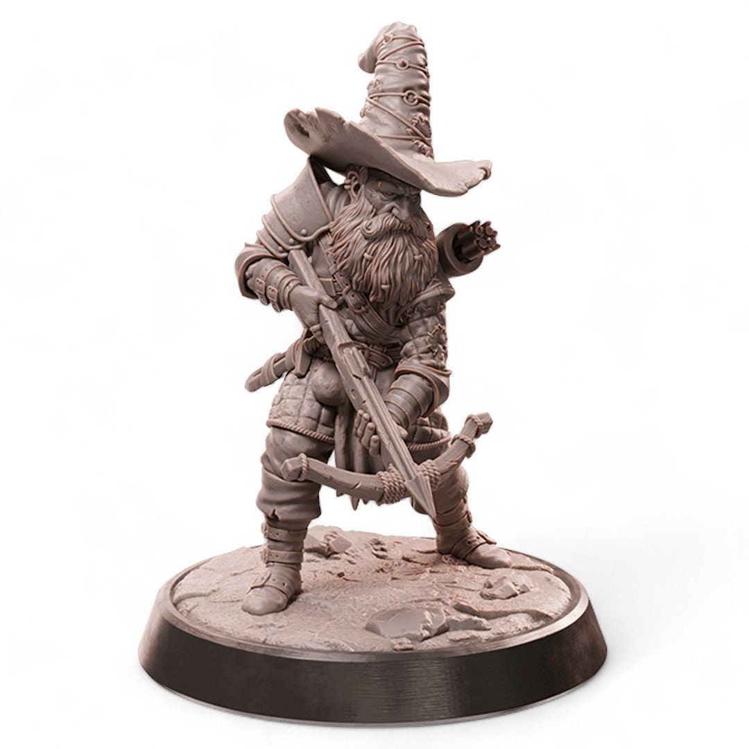 Dwarf Crossbowman Statue, Fantasy Figure, Dnd Miniature / Fantasy Boss ...