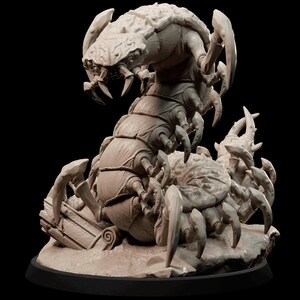 Centipede Monster3d Printed Miniature Tabletop Figures Dnd, Warhammer ...