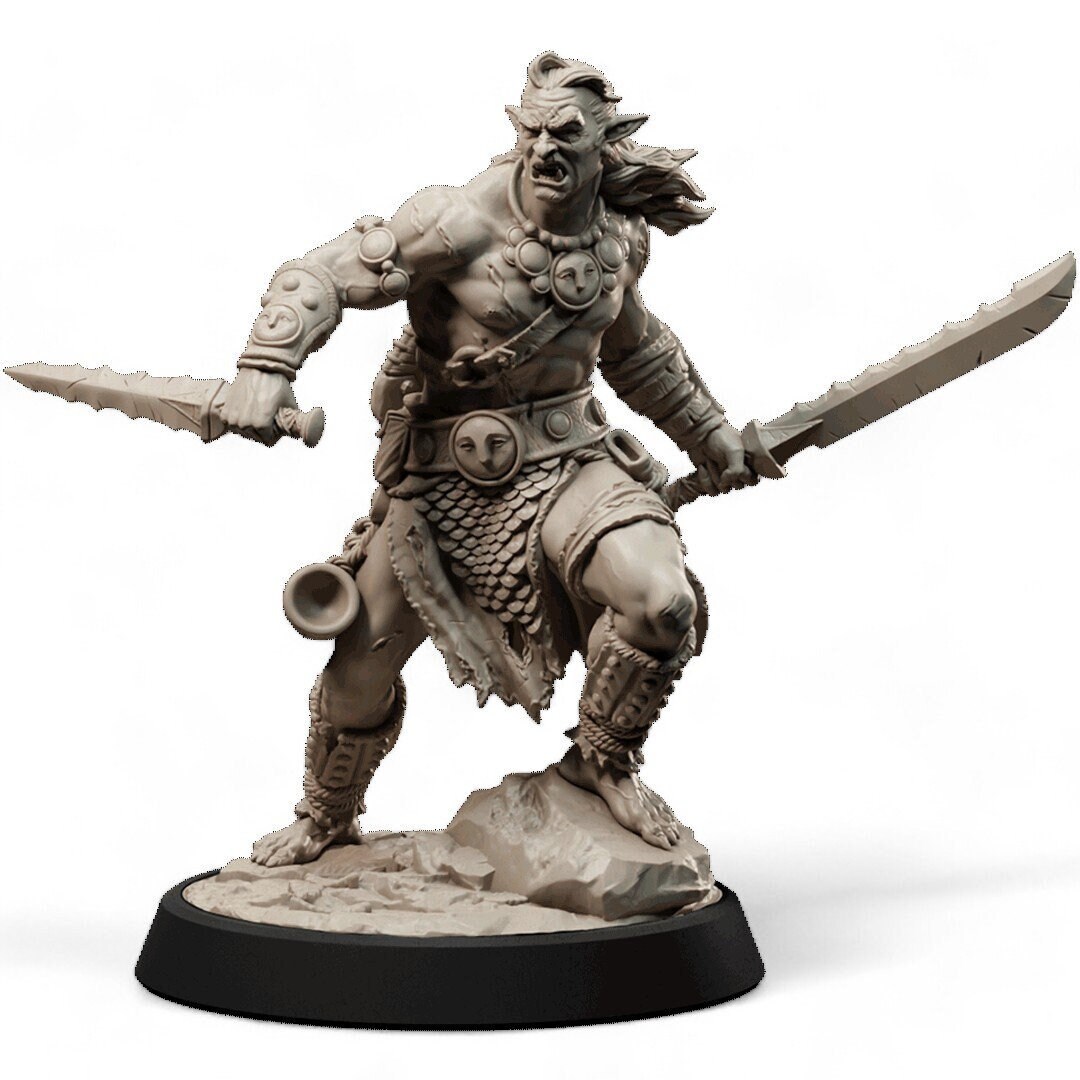 Goblin Champion, Statue, Fantasy Figure, Dungeons and Dragons Fantasy ...