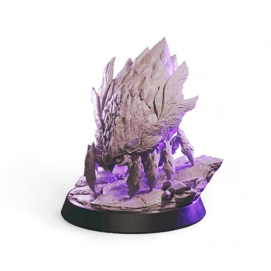 3D Printed Cave Mite Miniature Hand-painted Resin Dnd Statue, 4K ...