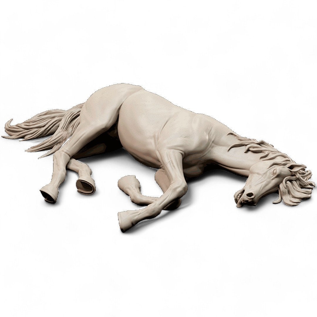 Dead Horse Statue, Fantasy Figure, Dnd Miniature / Fantasy Boss Monster ...