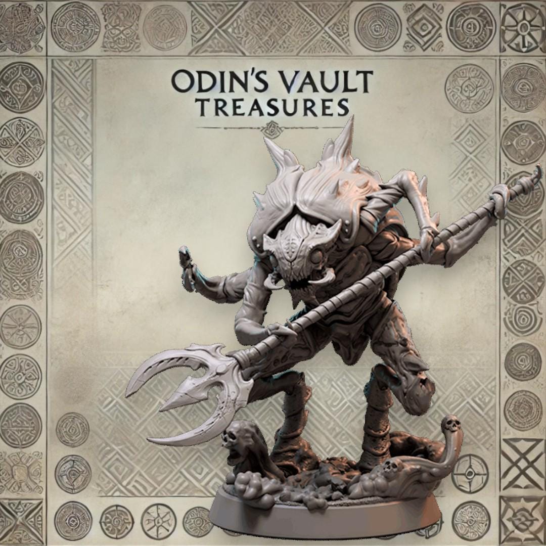 Insect Spearman Miniature Tabletop RPG Mini Dnd Mini Fantasy Mini Resin ...