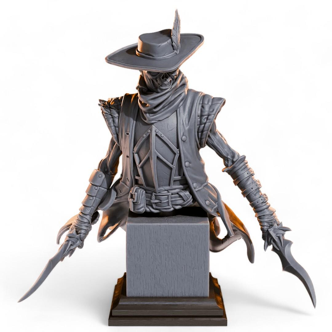 Cad Bane Undead Bust Statue, Fantasy Figure, Dnd Miniature / Fantasy ...