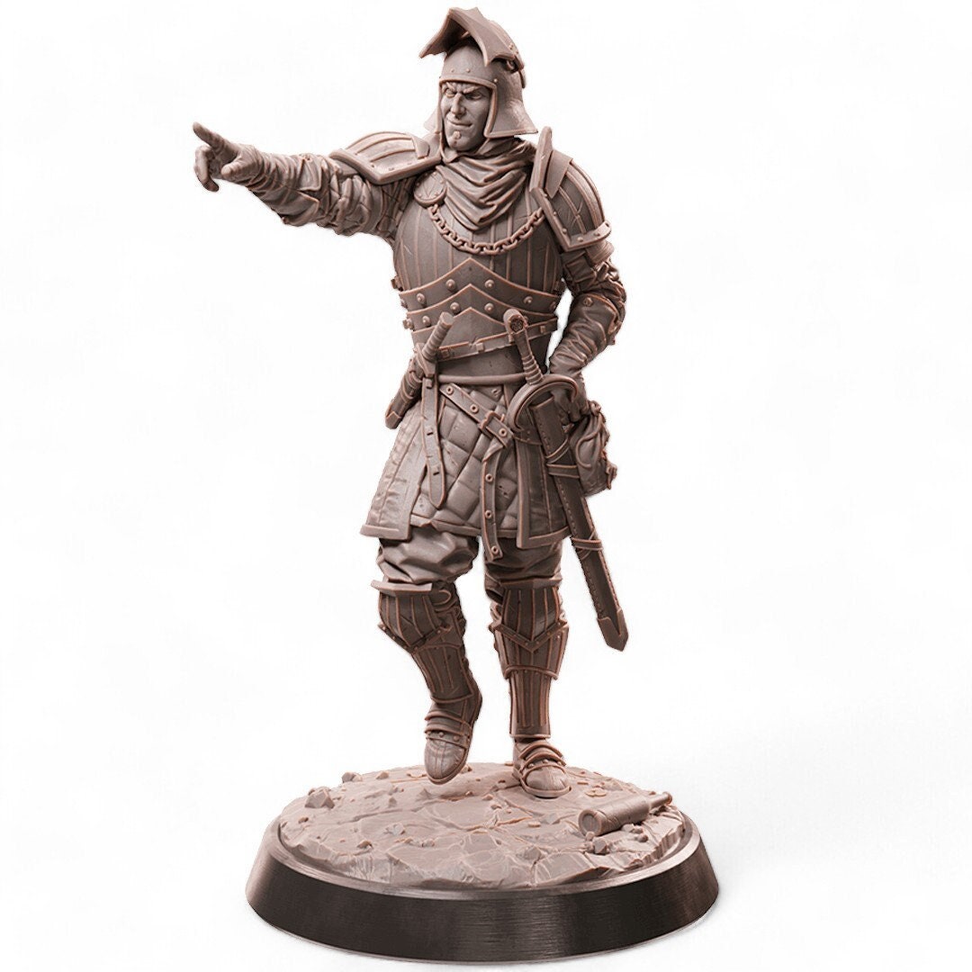 Armored Knight Statue, Fantasy Figure, Dnd Miniature / Fantasy Boss ...