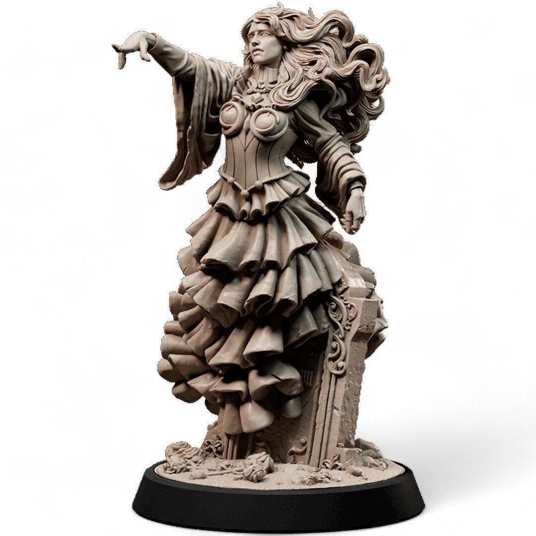 Ghost of Dracula Mistress Statue, Fantasy Figure, Dnd Miniature ...