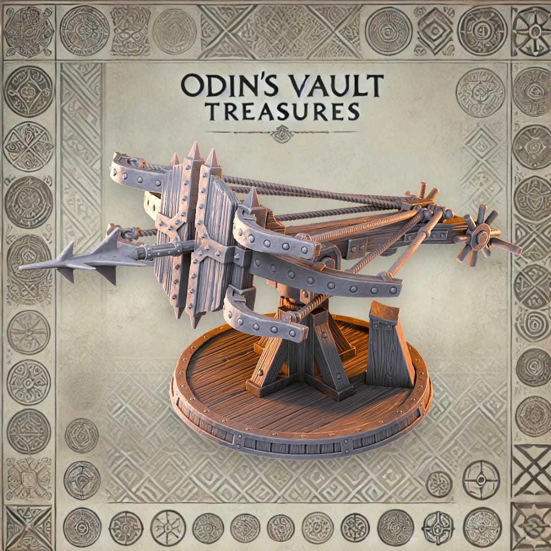 Dnd Ballista Fantasy Miniature Custom Sizes Warhammer Miniature ...