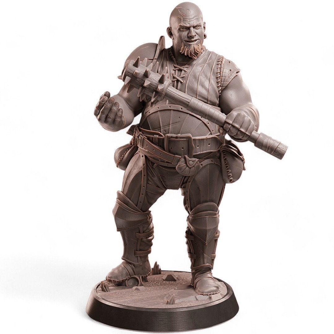 Thug Statue, Fantasy Figure, Dnd Miniature / Fantasy Boss Monster Mini ...