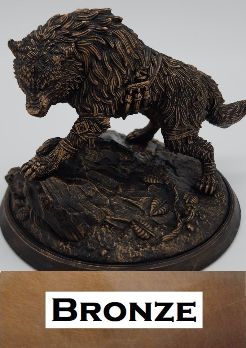 Corrupted Dwarf 3D Printed Resin Miniature 4K Statue, Hand-painted ...