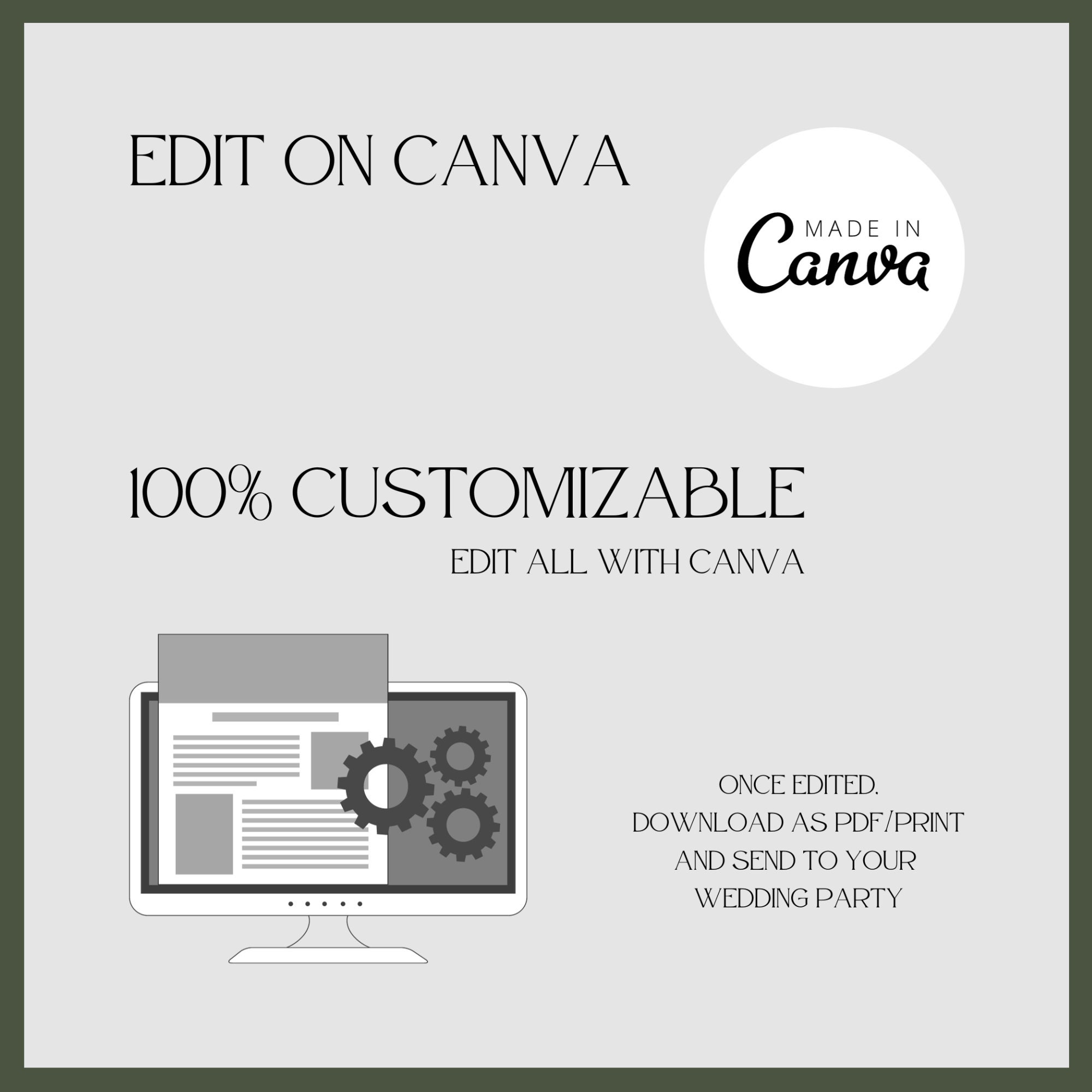 Printable WEDDING Table NUMBER CARD Minimalist Editable Guest - Etsy