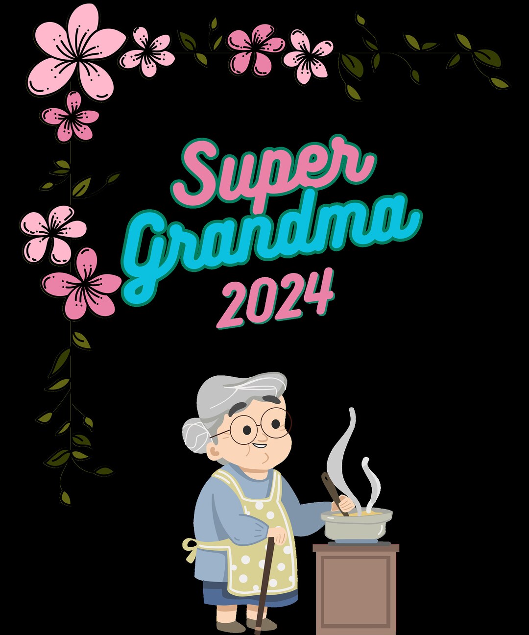 Floral Super Grandma Shirt Print Grandma Sweatshirt - Etsy