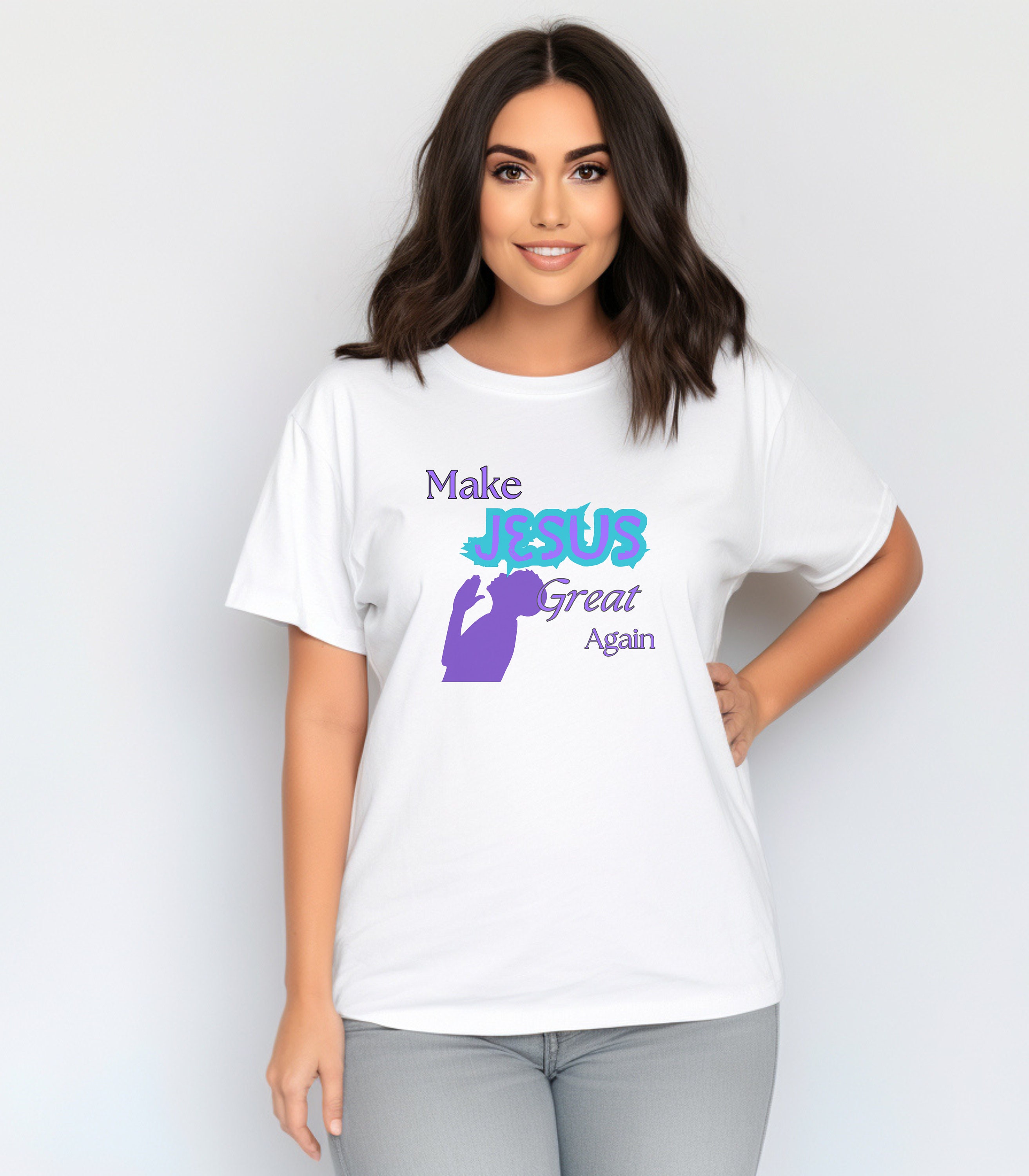 Make Jesus Great Again Tshirt, Jesus Apparel, God Tee, Christian Merch ...