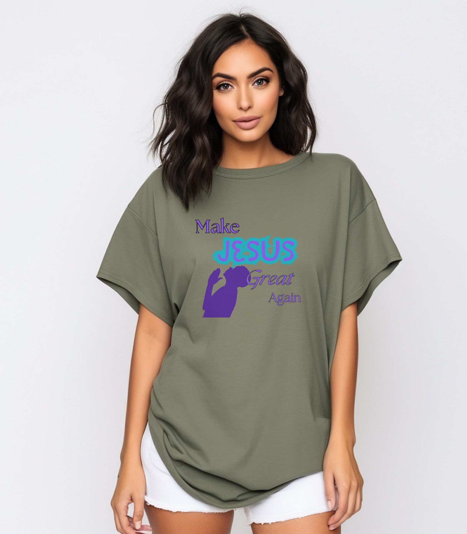 Make Jesus Great Again Tshirt, Jesus Apparel, God Tee, Christian Merch ...