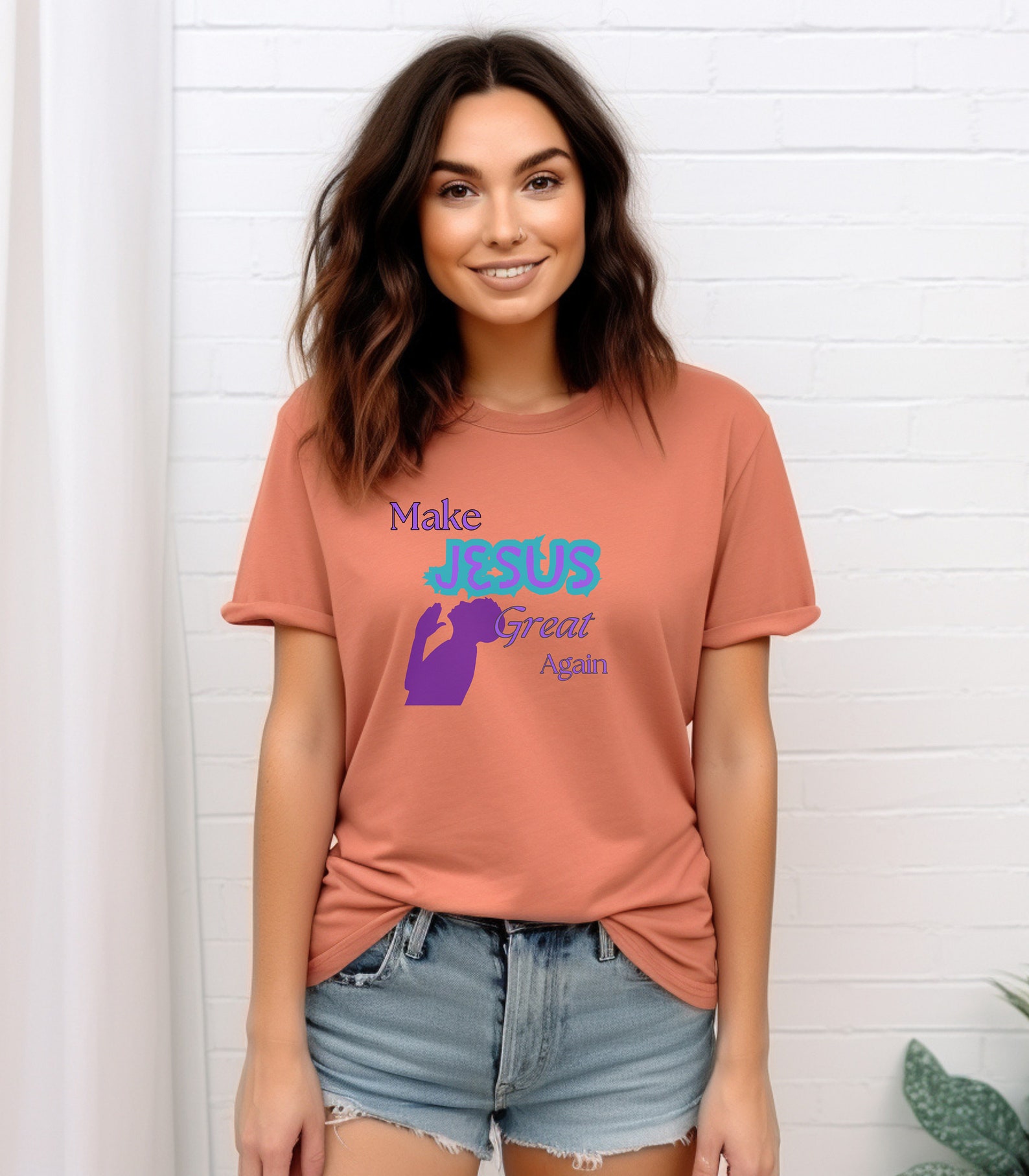 Make Jesus Great Again Tshirt, Jesus Apparel, God Tee, Christian Merch ...