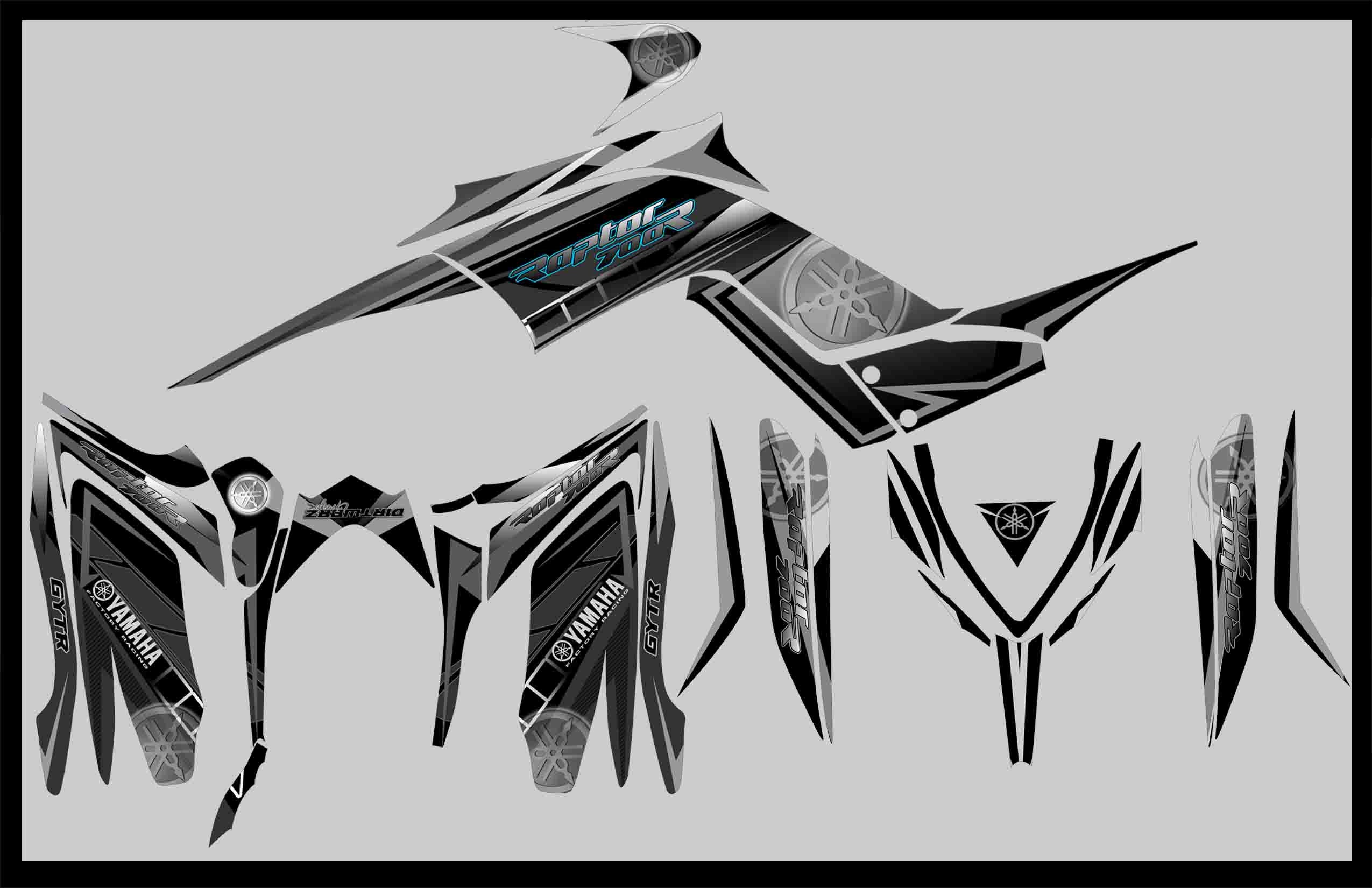Yamaha Banshee Raptor 660 700 Graphics Kit Sticker Kit Decals - Etsy