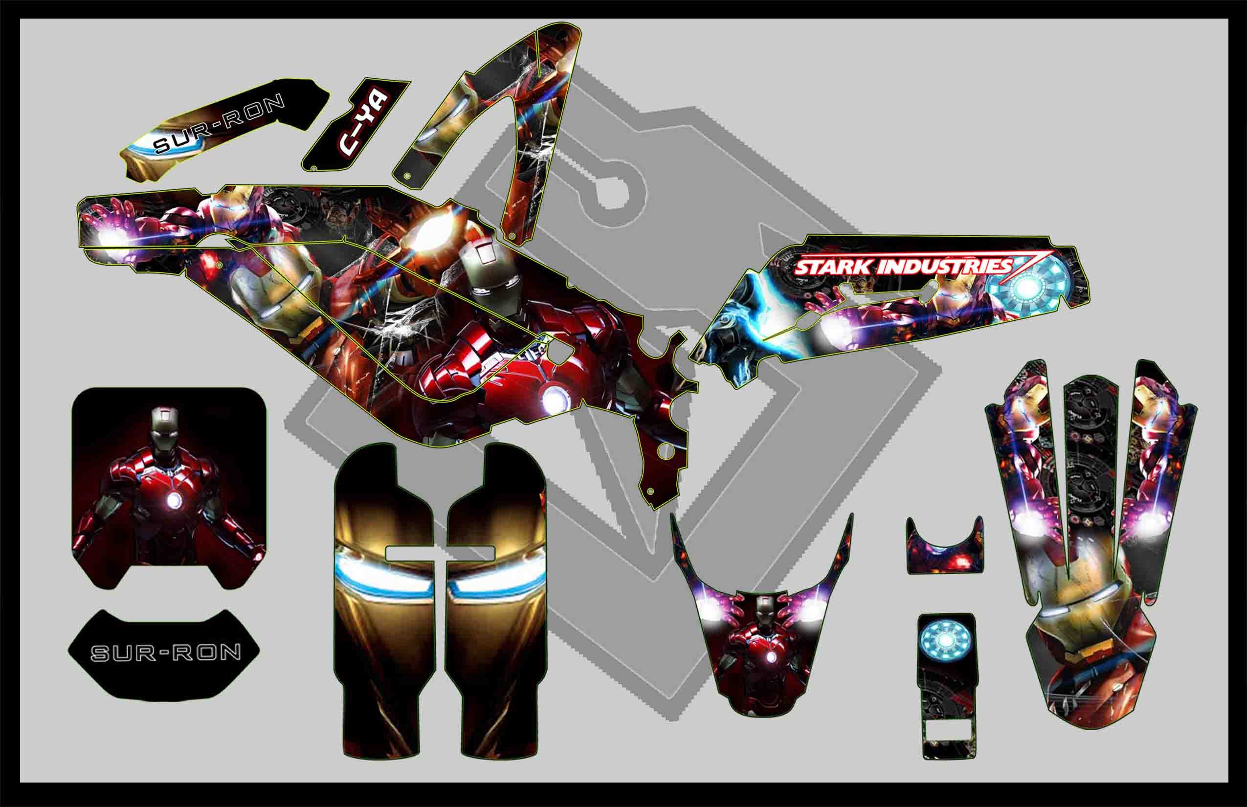 Sur-ron Graphics Kit - Sur Ron Sticker Kit - Segway Graphics - Sur Ron ...