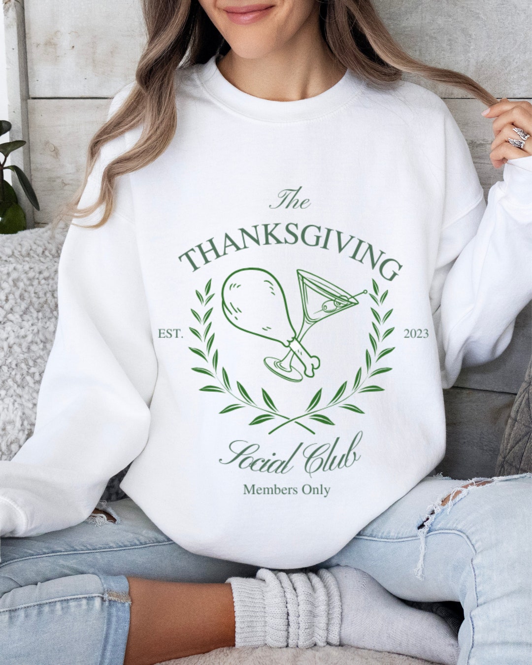 Thanksgiving Crewneck Sweater - Etsy
