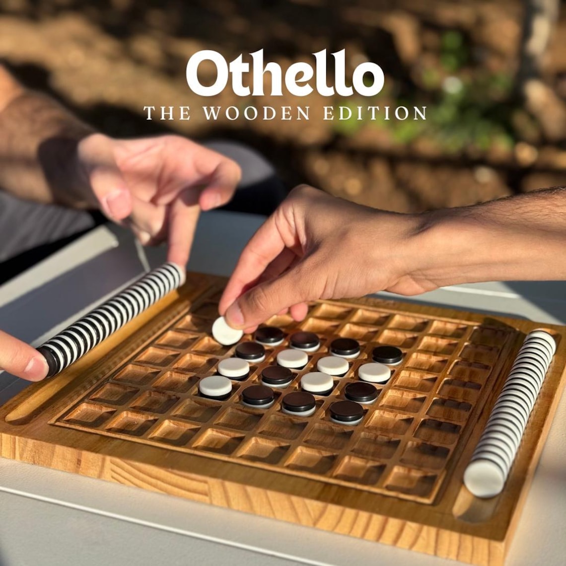 Classic Othello Board Game: Reversi Strategy, Travel Edition - Etsy