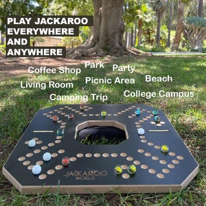 Jackaroo Board Game - Strategy, Competitive, Fun 2-4 Player Marbles and ...