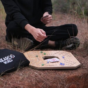 Jackaroo Board Game - Strategy, Competitive, Fun 2-4 Player Marbles and ...