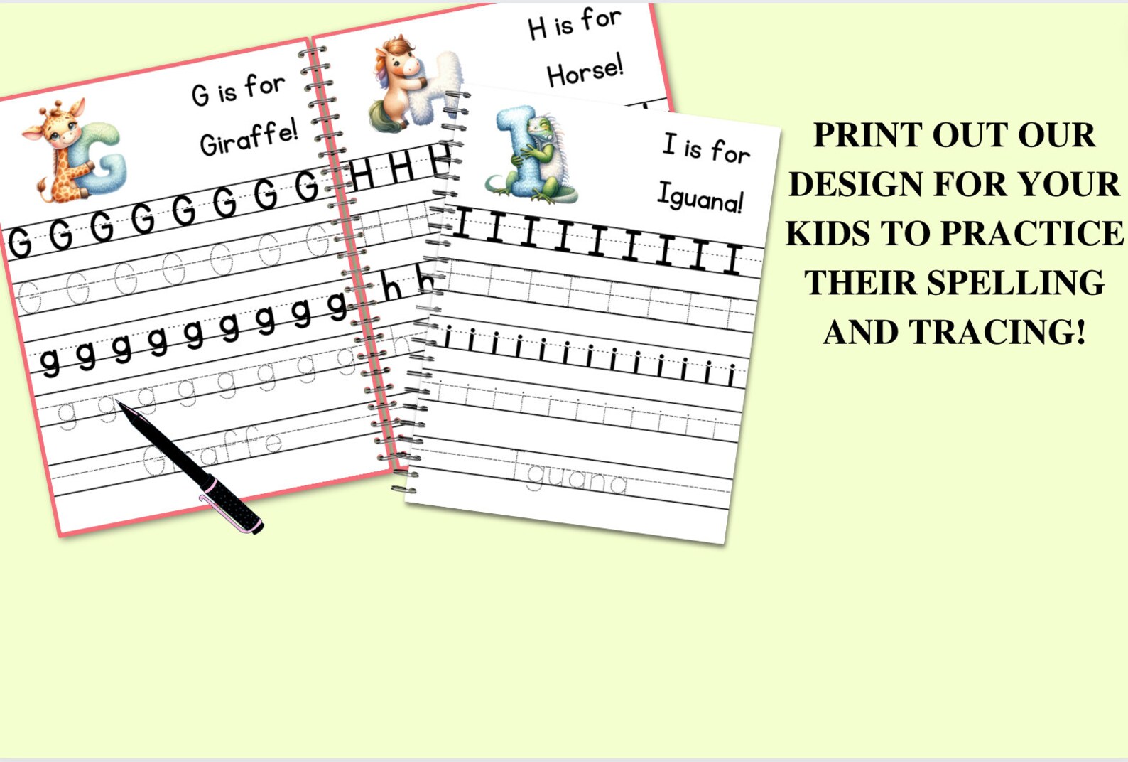 Alphabet Practice Worksheet Kids Busy Book Alphabet Tracing Worksheets ...