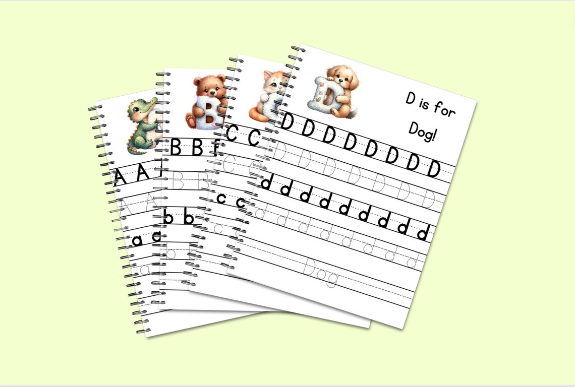 Alphabet Practice Worksheet Kids Busy Book Alphabet Tracing Worksheets ...