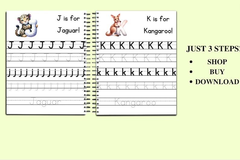 Alphabet Practice Worksheet Kids Busy Book Alphabet Tracing Worksheets ...