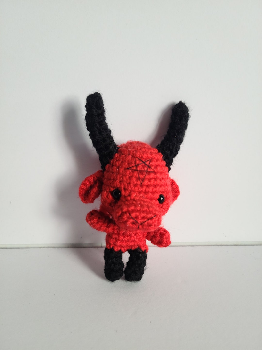 Handmade Amigurumi Mini Baphomet Stuffed Animal - Etsy