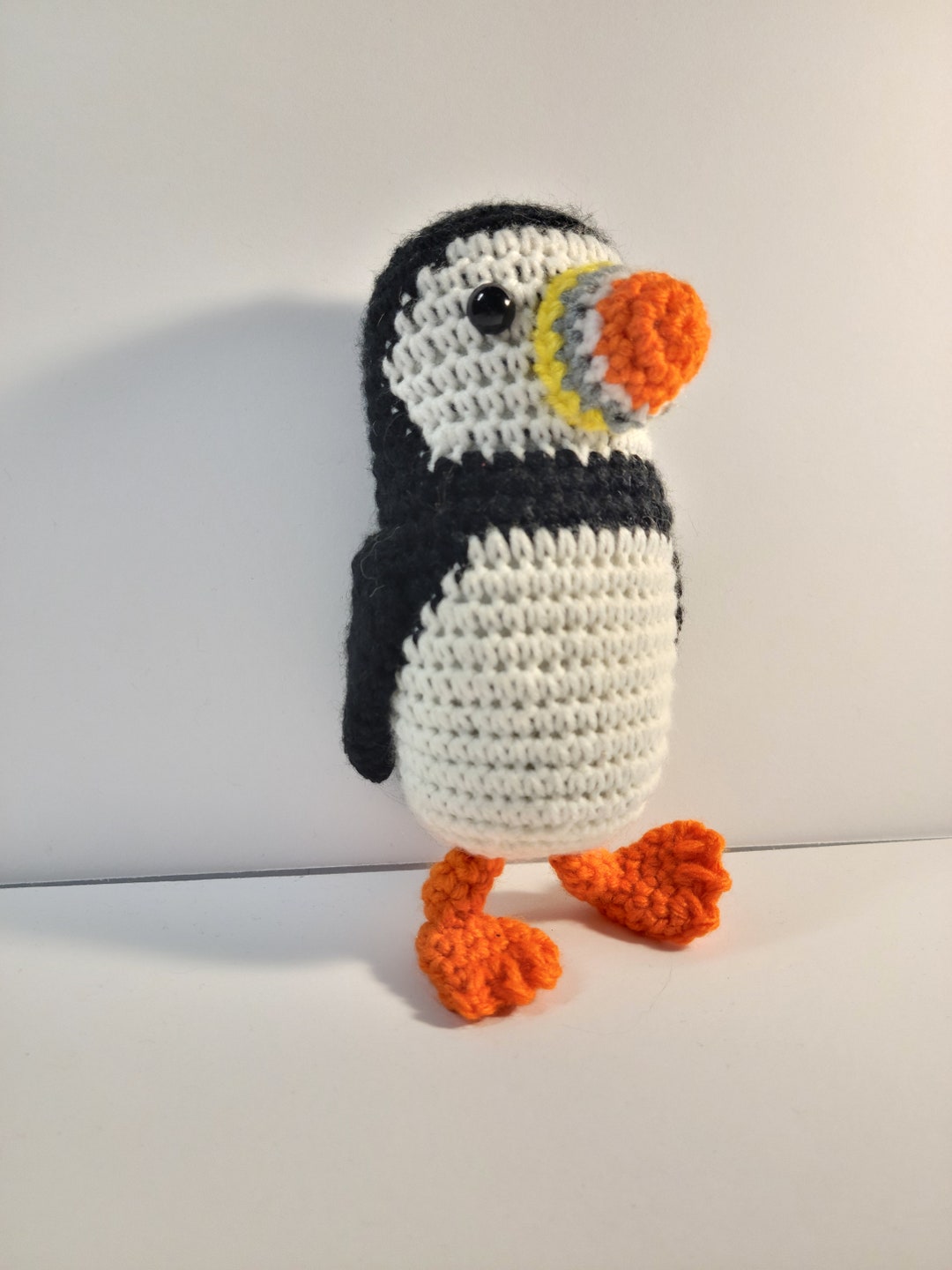 Handmade Amigurumi Puffin Stuffed Animal - Etsy