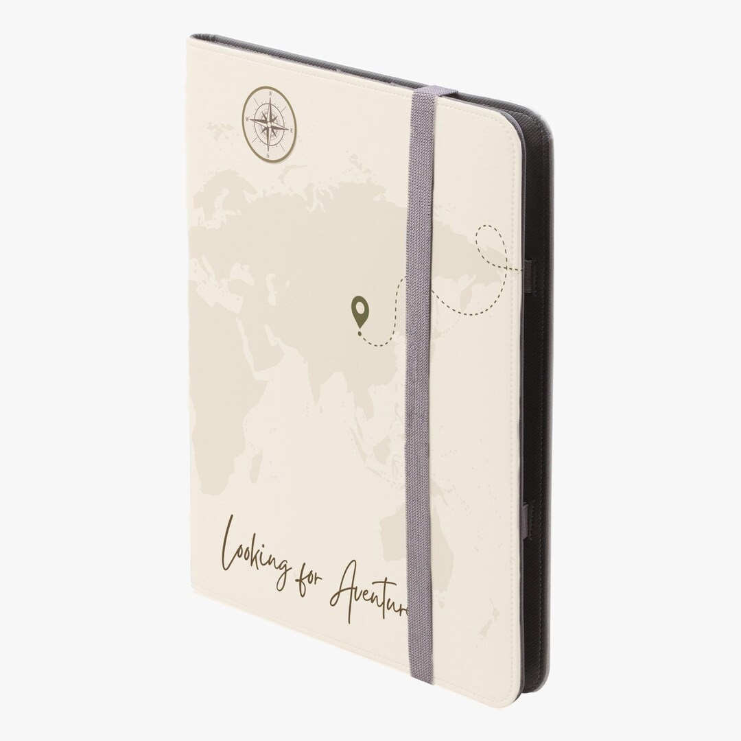 World Map Tablet Folio Case, Travel Adventure Nature Gift, Wanderlust ...