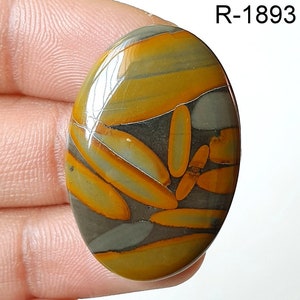 Rare Quality Natural Bamboo Jasper Cabochon Smooth Polished Flat Back ...