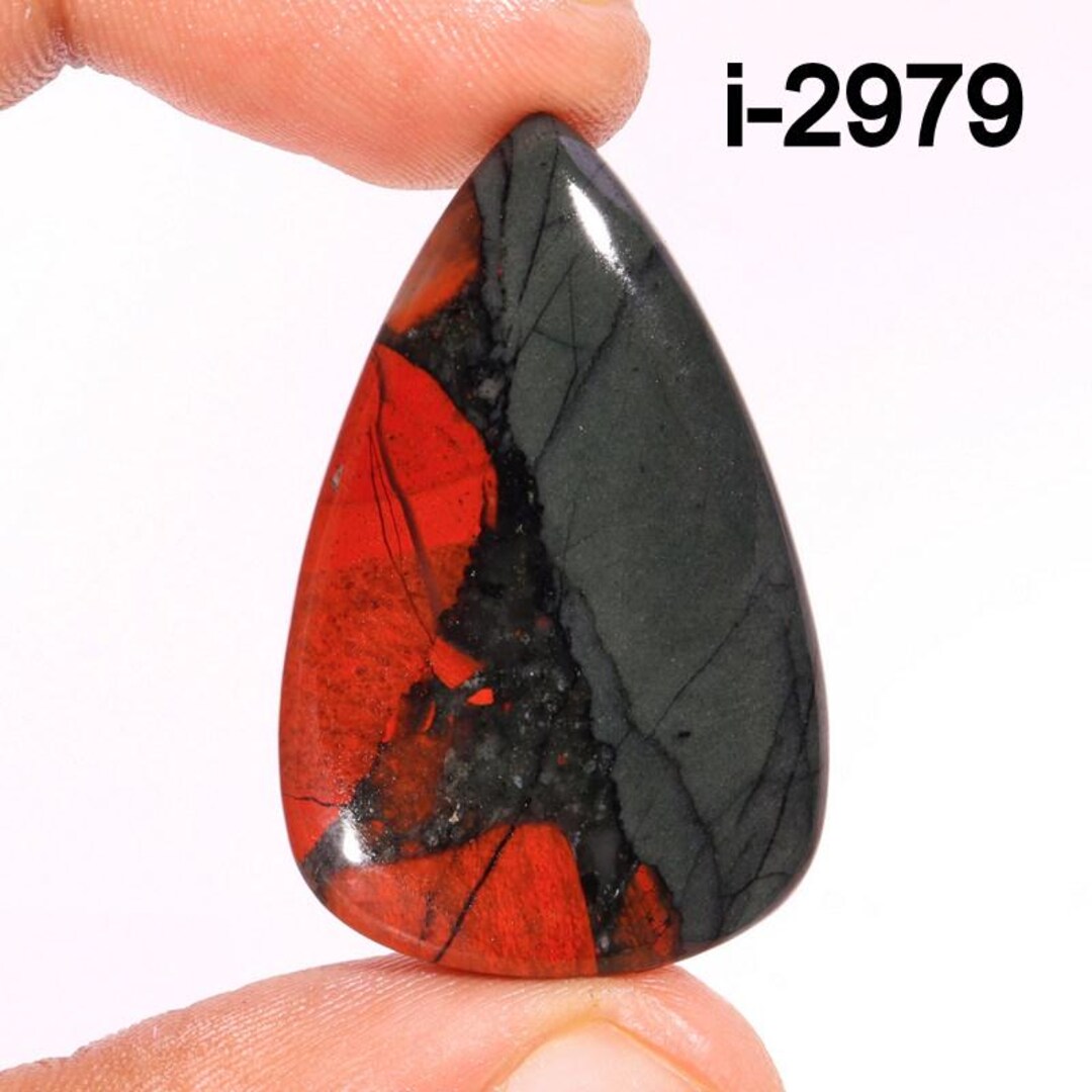 Cherry Orchard Jasper Cabochon - Polished Volcanic Gemstone - Etsy