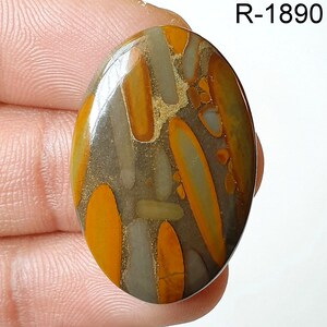 Rare Quality Natural Bamboo Jasper Cabochon Smooth Polished Flat Back ...