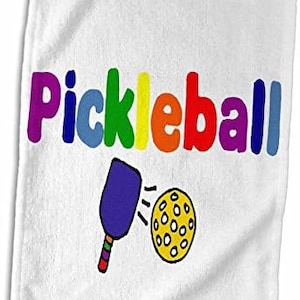 3D Rose colorful Pickleball Letters and Paddles - Etsy