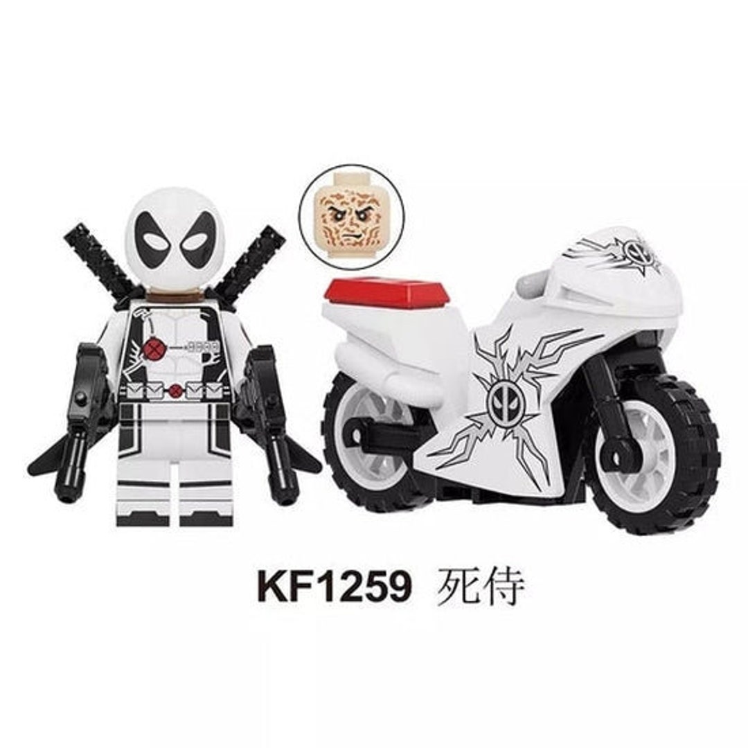 White Deadpool With Bike - Etsy