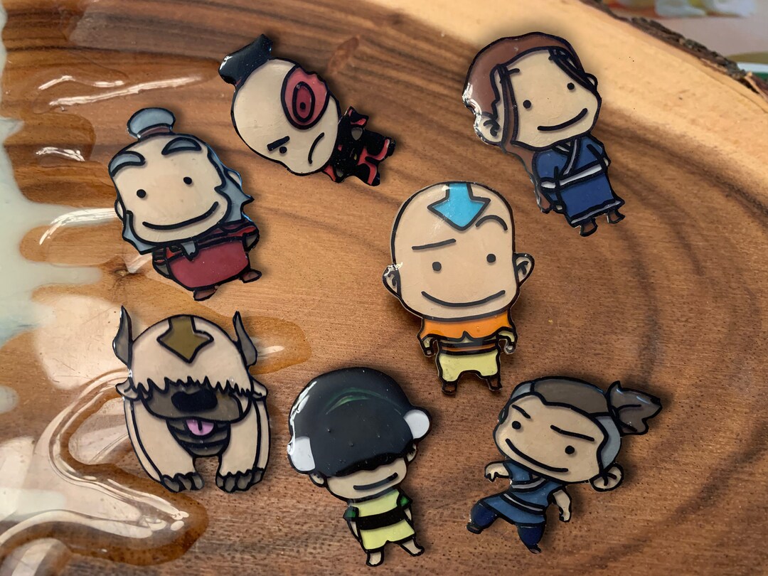 Avatar the Last Airbender Chibi Pin Set - Etsy