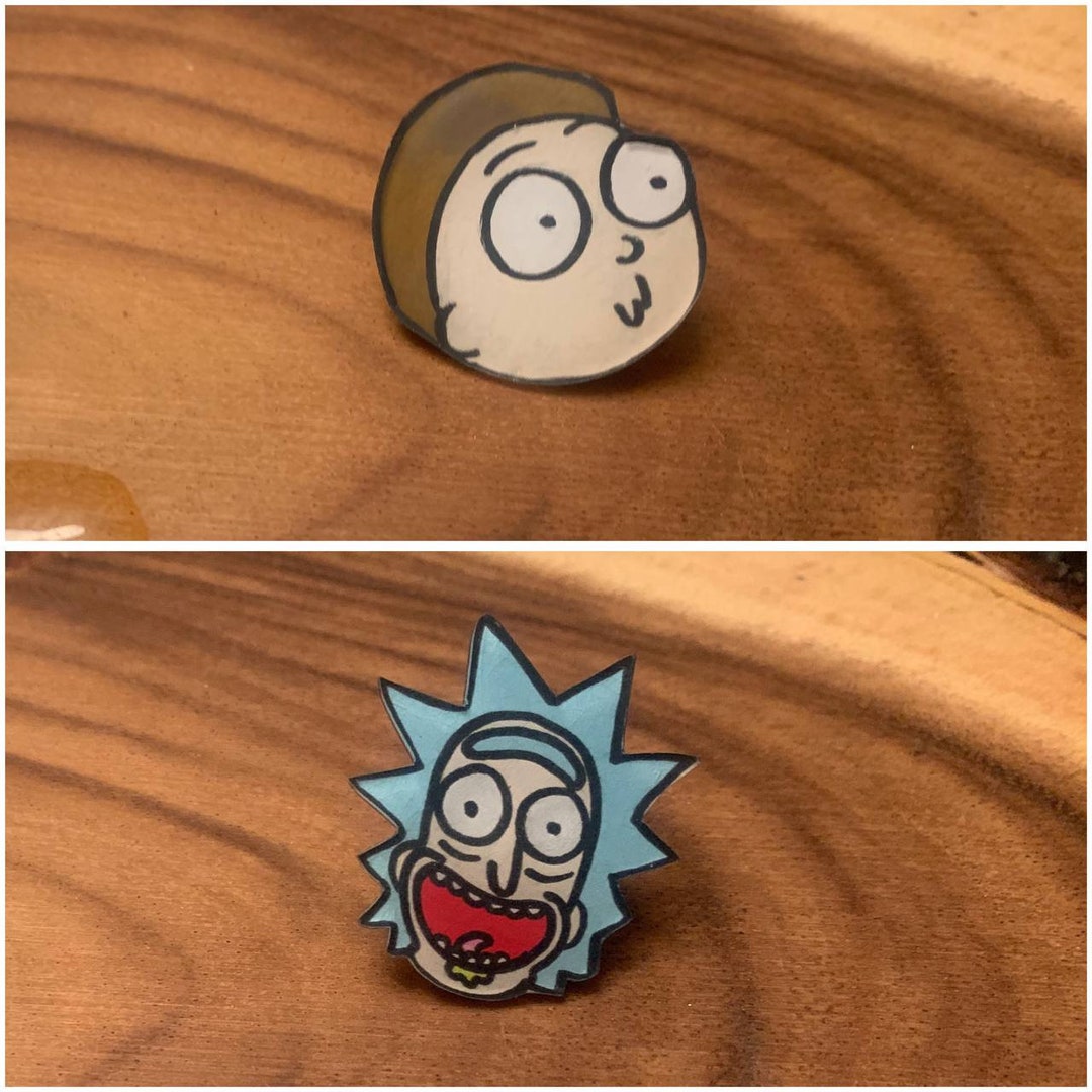 Richard and Mort Adult Animation Shrinky Dink Pins - Etsy