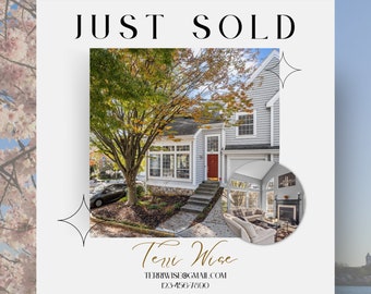 Just Sold Real Estate Social Media Posts Instagram Marketing Templates ...