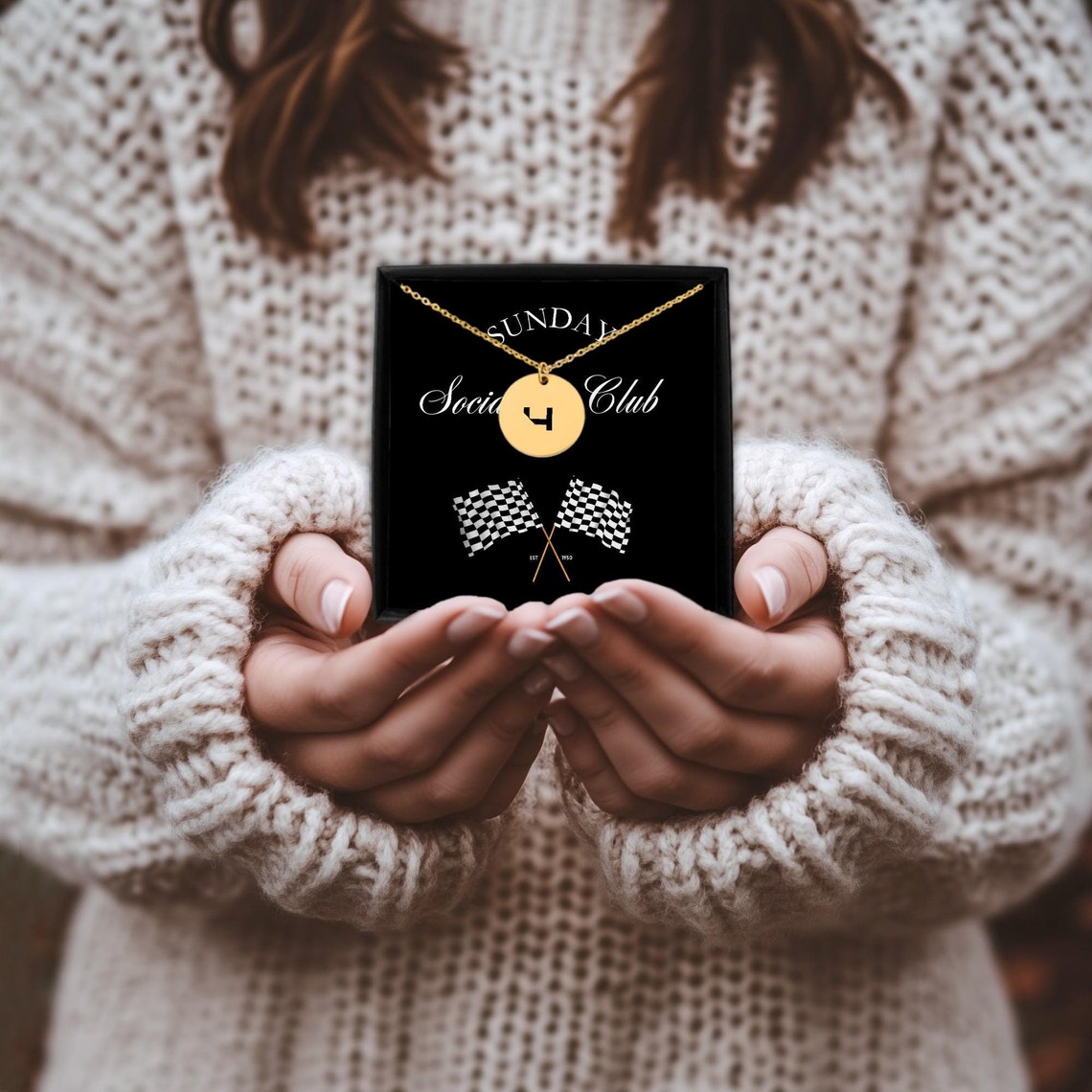 Formula 1 Necklace Sunday Social Club Formula 1 Jewelry F1 Necklace ...